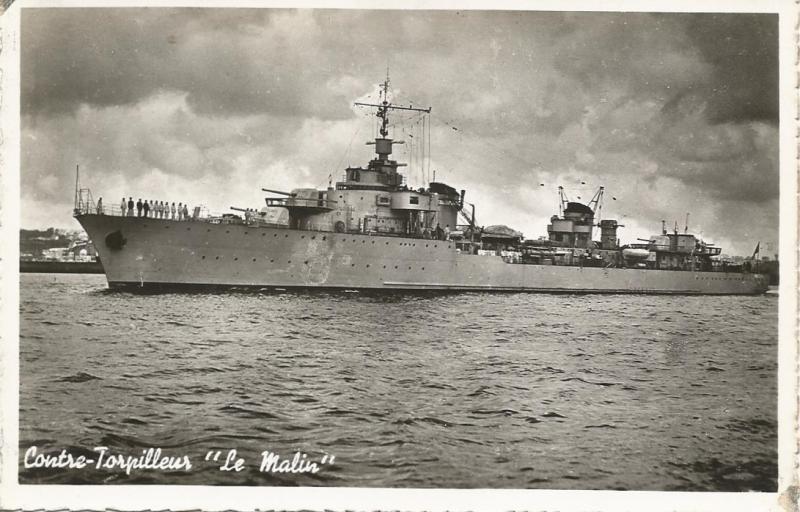 Contre Torpilleur Le Malin - Photo n°14511